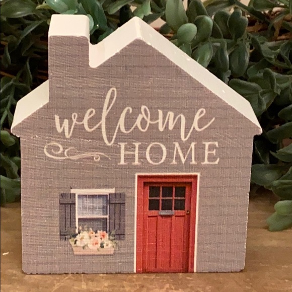 Accents | Modern Farmhouse Wood Country Cottage Welcome Home | Poshmark